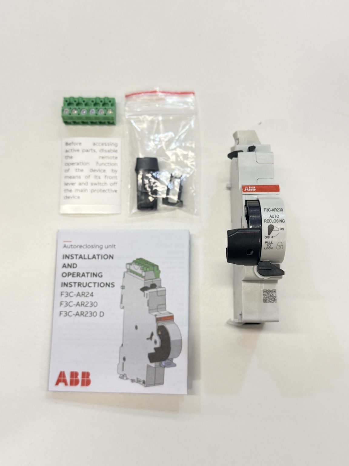 [BUNDLE] ABB Auto Recloser ELCB F3C-AR230 / F3C-AR230 D + RCCB / ELCB ...