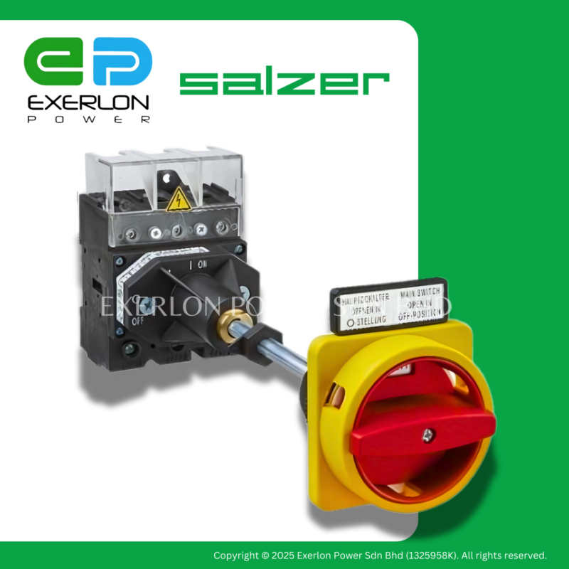 SALZER Load Break Isolator With Padlock Handle 3poles 25A 32A 40A 63A ...