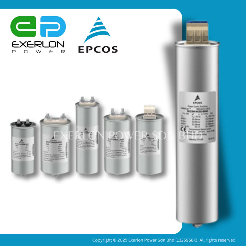 EPCOS Capacitor Bank 440V / 525V (C/W Cable) – exerlon.com.my