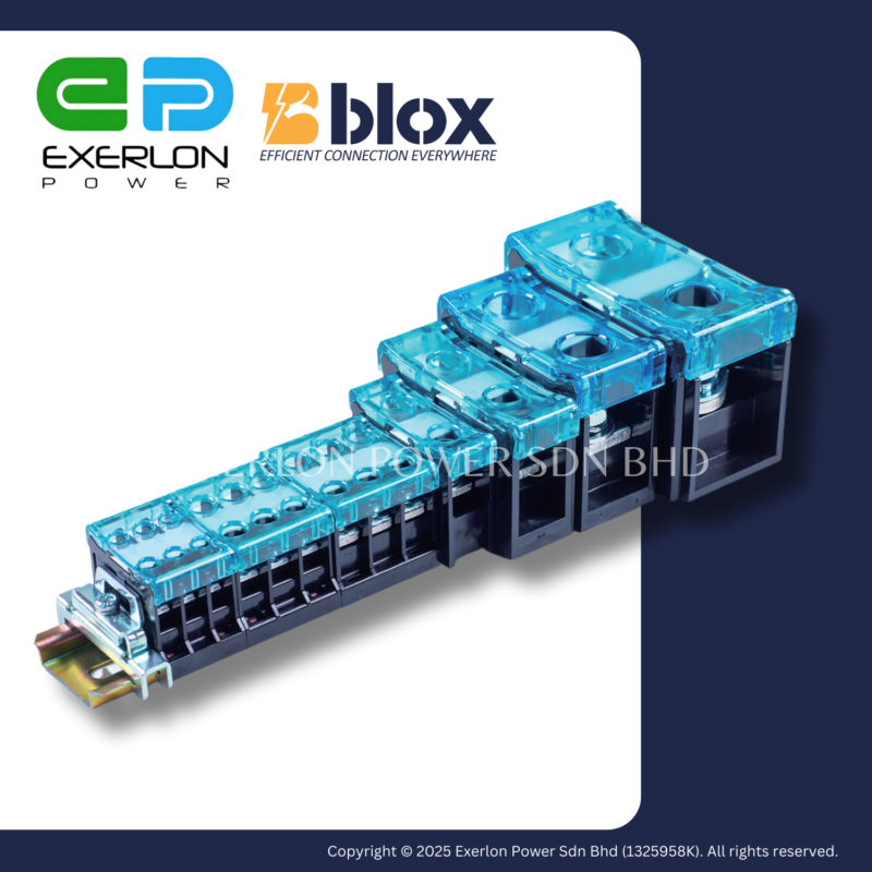 BLOX Fast mount terminal block rail mount terminal block IN SERIES ...